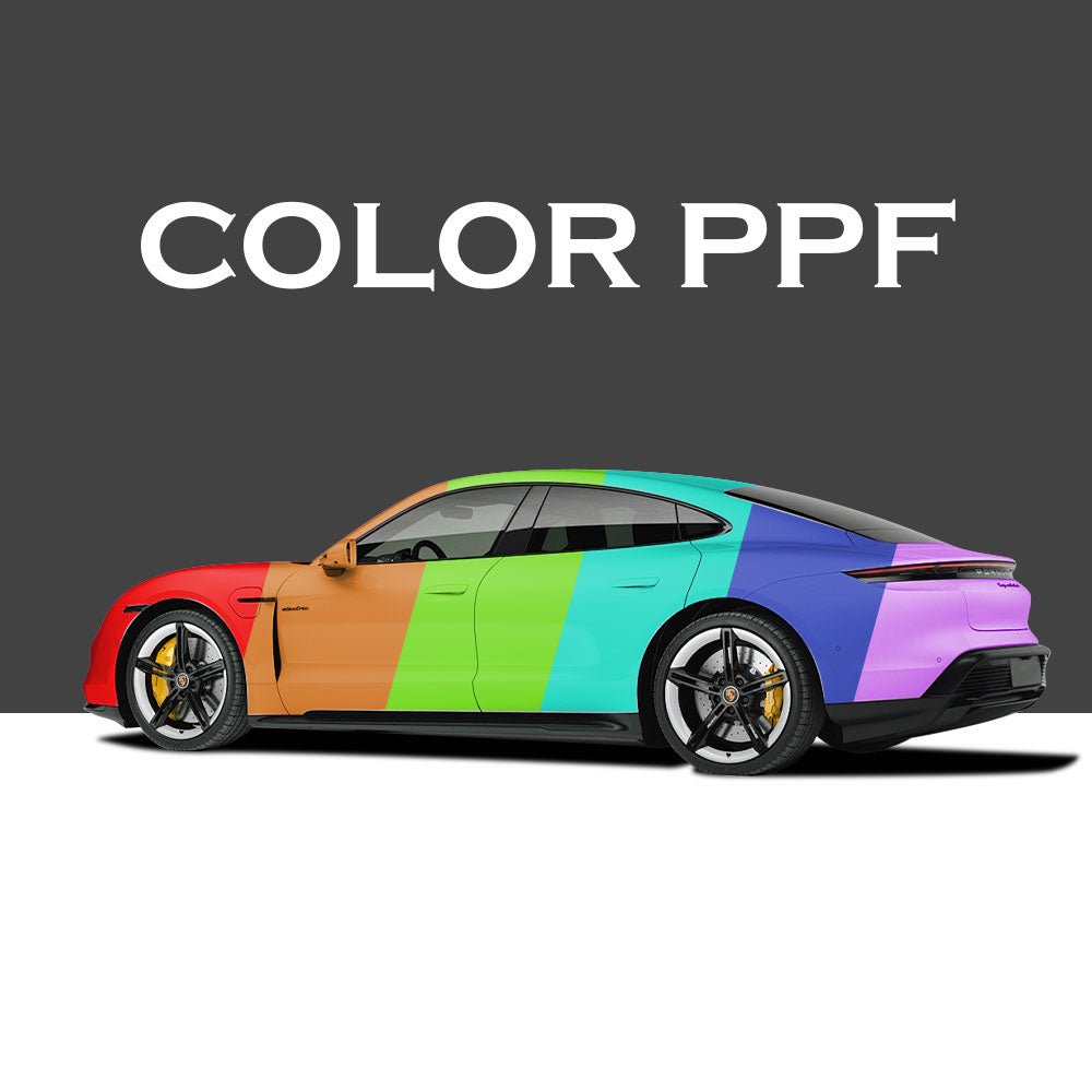 Color Car Paint Protection Wrap Film & Glossy & Metallic Color PPF ...